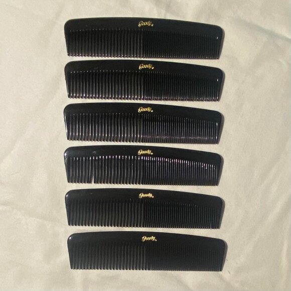 Goody / Ace | Grooming | Vintage 98s Goody Set Of 6 Black 5 Combs Old ...